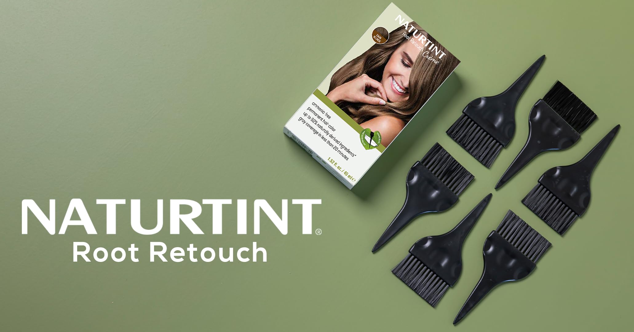 Naturtint Dark Blonde Root Retouch Crème Permanent Hair Color - Ammonia Free, Conceal Grays, No Artificial Scent, 1.52 Fl Oz