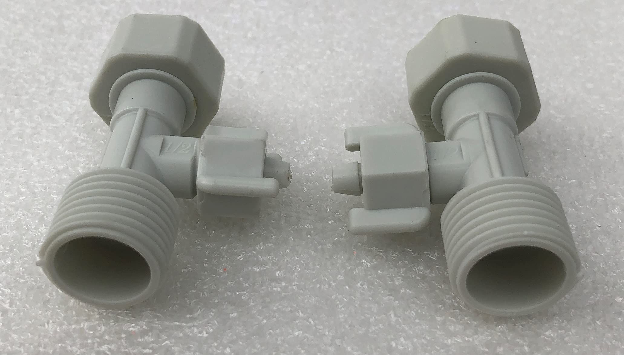 7/8 inch Female, 7/8 inch Male Nylon Bidet T-Adapter for Bidet Water Connection 1/4 or 3/8 inch Hose (2- pack 7/8-inch Bidet Connector, 2, Count)