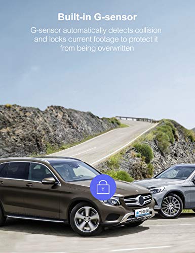 4K Dual Dash Cam, 200mAh Battery, Front and 1080P Inside Car Driving Recorder, IR Night Vision for Taxi Driver, 170° Wide Angle, WDR, G-Sensor, Parking Monitor, Loop Recording, Support GPS 128GB Max