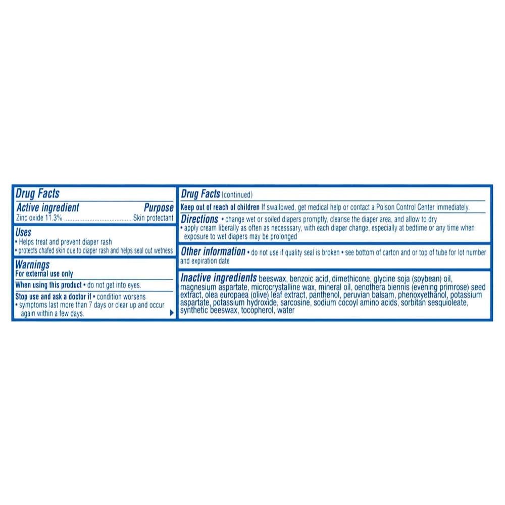 Balmex Diaper Rash Cream with Aloe & Vitamin E, 4 oz