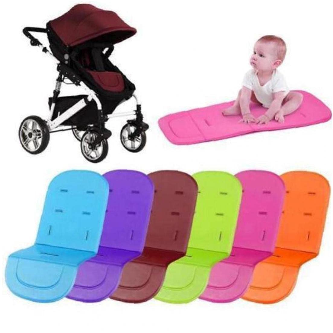 Universal Stroller Accessories Baby Soft Stroller Pram Pushchair Car Seat Liner Pad Cushion Mat (blue)