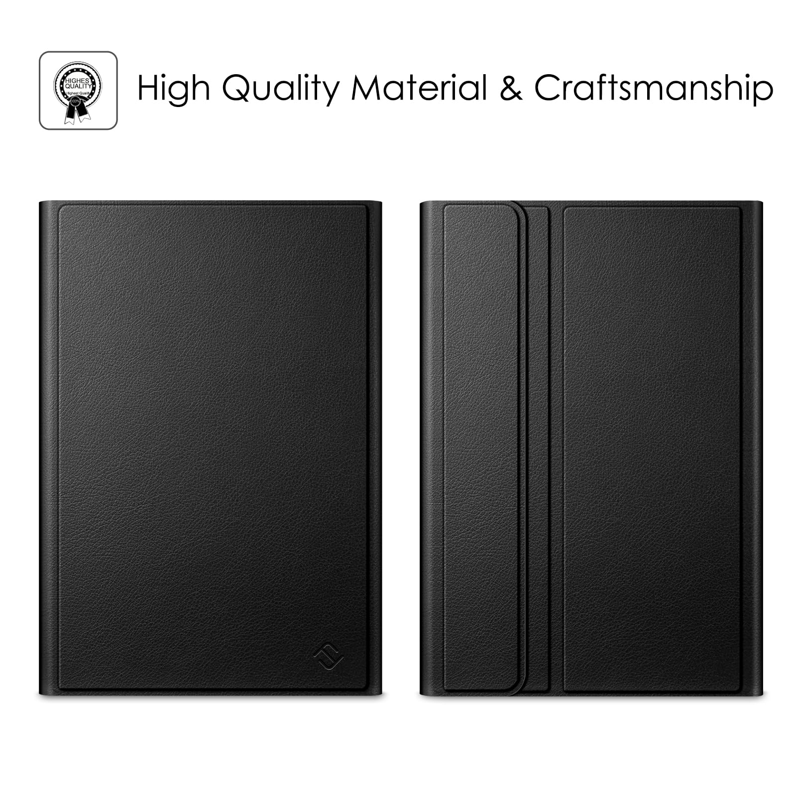 FINTIE Keyboard Case for Samsung Galaxy Tab A 8.4 2020 Model SM-T307, Slim Shell Lightweight Stand Cover with Detachable Wireless Bluetooth Keyboard, Black