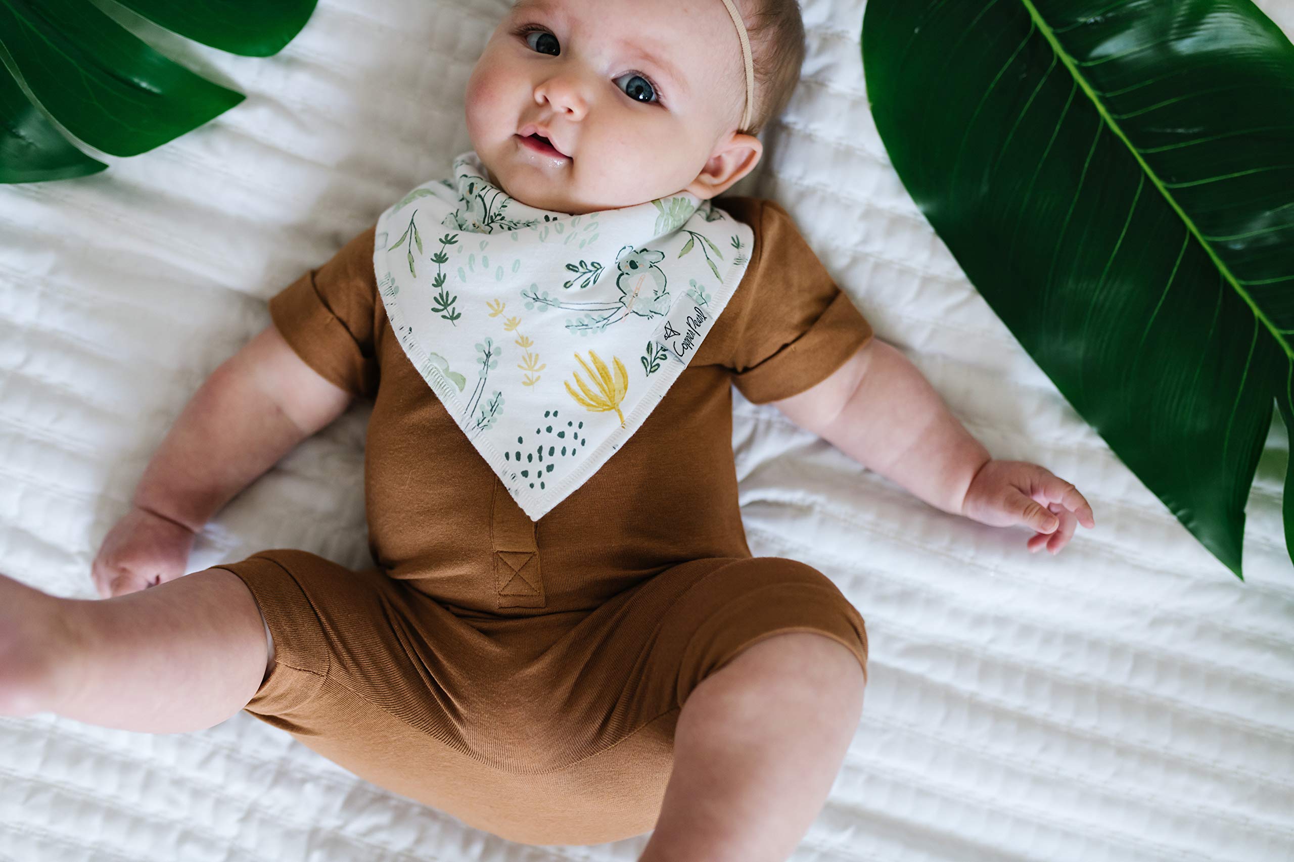 Copper Pearl Baby Bandana Drool Bibs for Drooling and Teething 4 Pack Gift Set Aussie