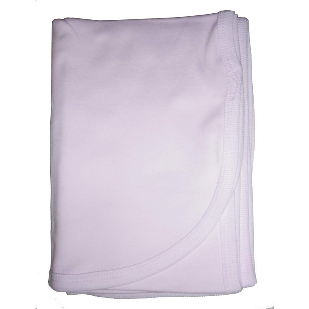 bambini Baby Boys Girls Unisex 30" x 40" Receiving Blanket, Pink, 30" x 40"