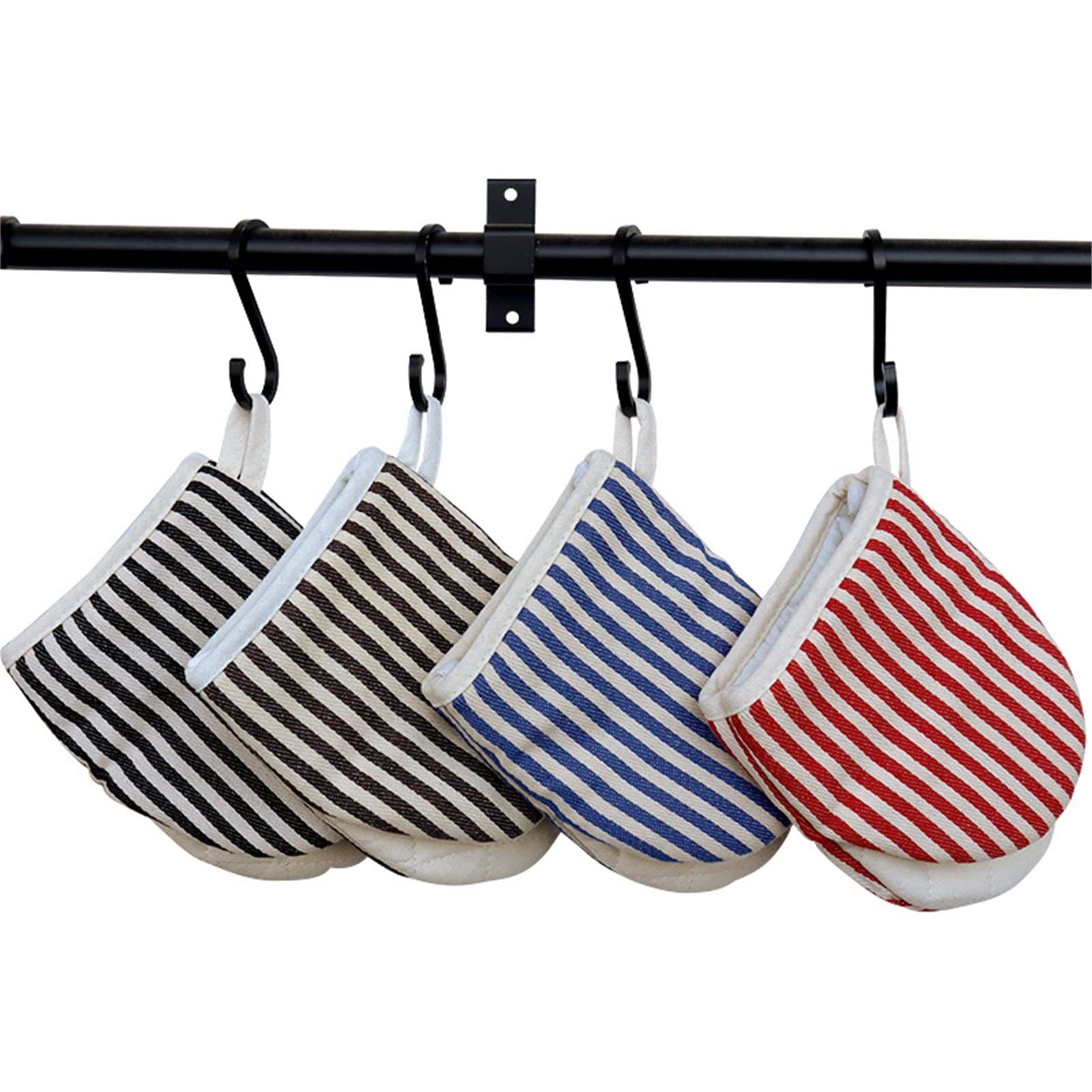 1Pc Oven Glove Super Soft Heat Resistant Cotton Cooking Baking Glove Anti-Scald Pot Holder for Home Baking Glove for Dorm