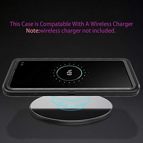 I-HONVA for Galaxy S10 Plus Case Shockproof Dust/Drop Proof 3-Layer Full Body Protection [Without Screen Protector] Rugged Heavy Duty Durable Cover Case for Samsung Galaxy S10 Plus, Black