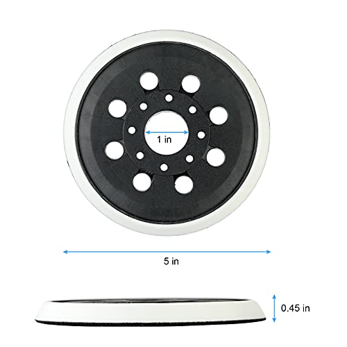 5 Inch Hook & Loop Replacement Orbital Sander Backing Pad for Bosch RS034 RS035 Compatible with Bosch Models ROS10 ROS20 ROS20VS ROS20VSC ROS20VSK (3 Pack)