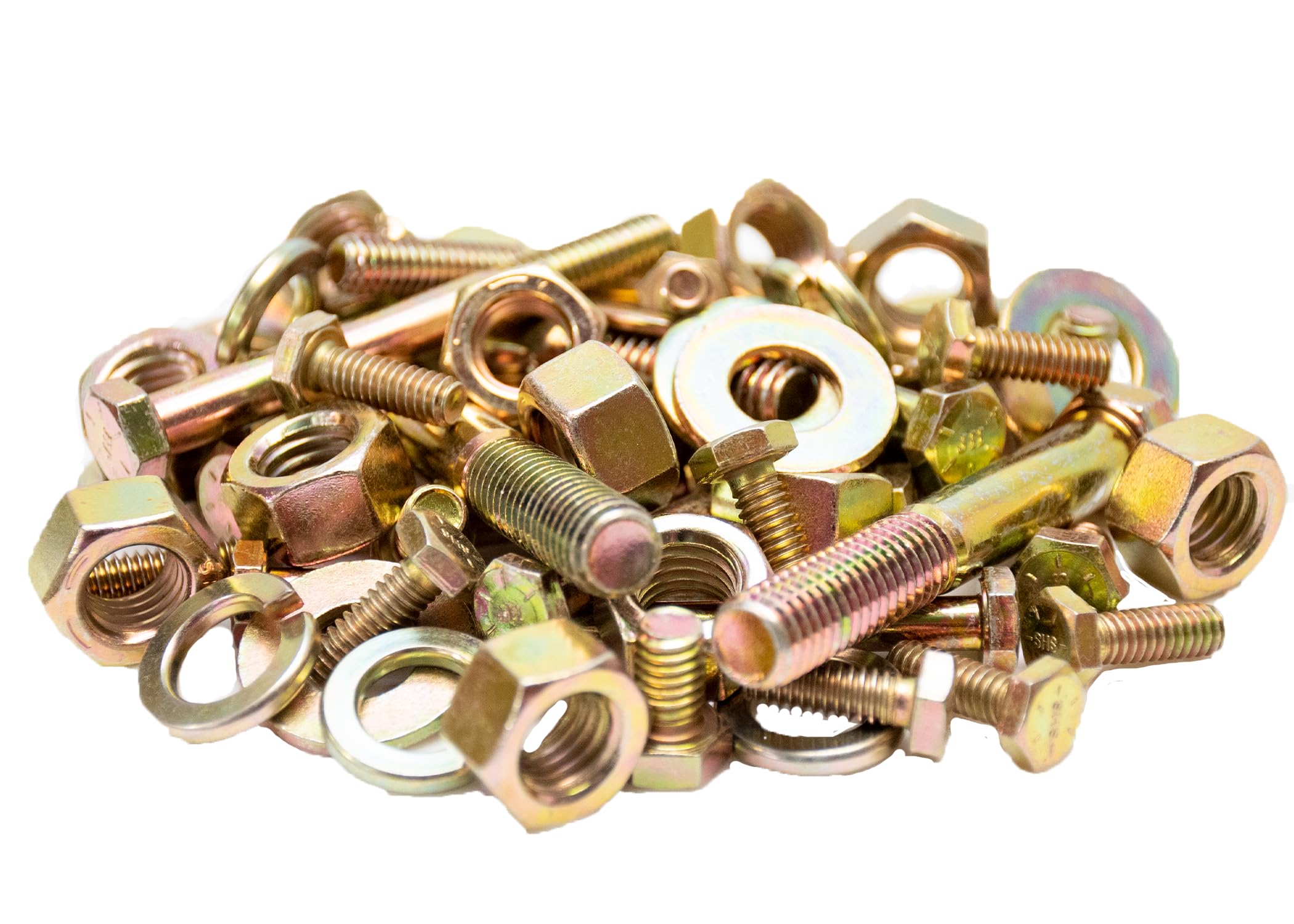 5170 Piece Grade 8 SAE Fine Thread Bolt Assortment Hex Head Cap Screws, Flat and Lock Washers, Hex and Lock Nuts with (2) 40 Hole Bins