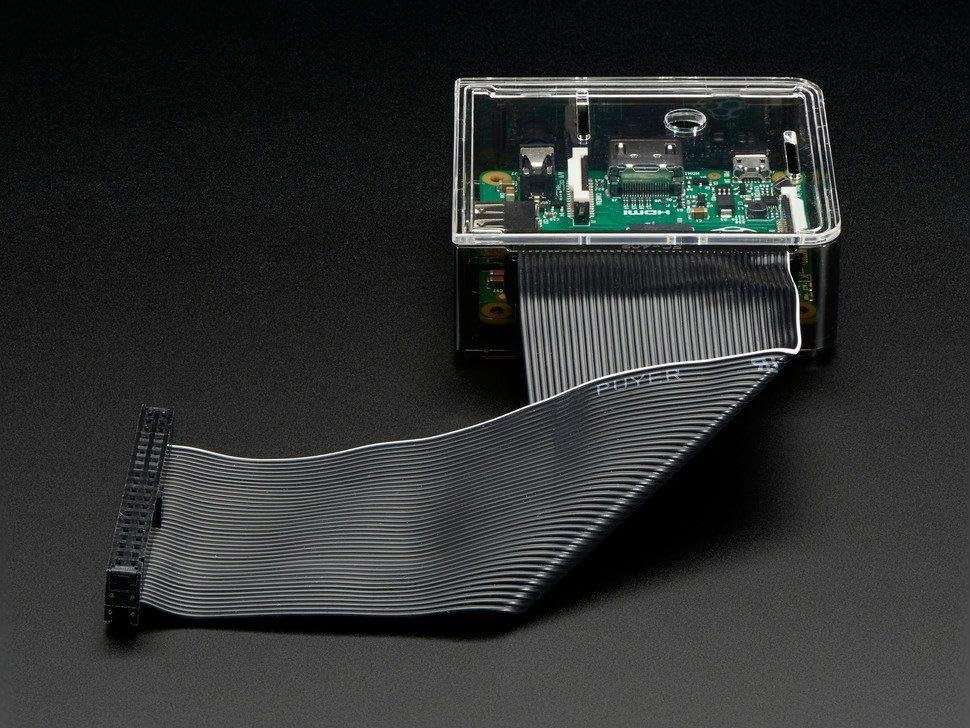 Adafruit 2359 Raspberry Pi A+ Case - Smoke Base w/Clear Top