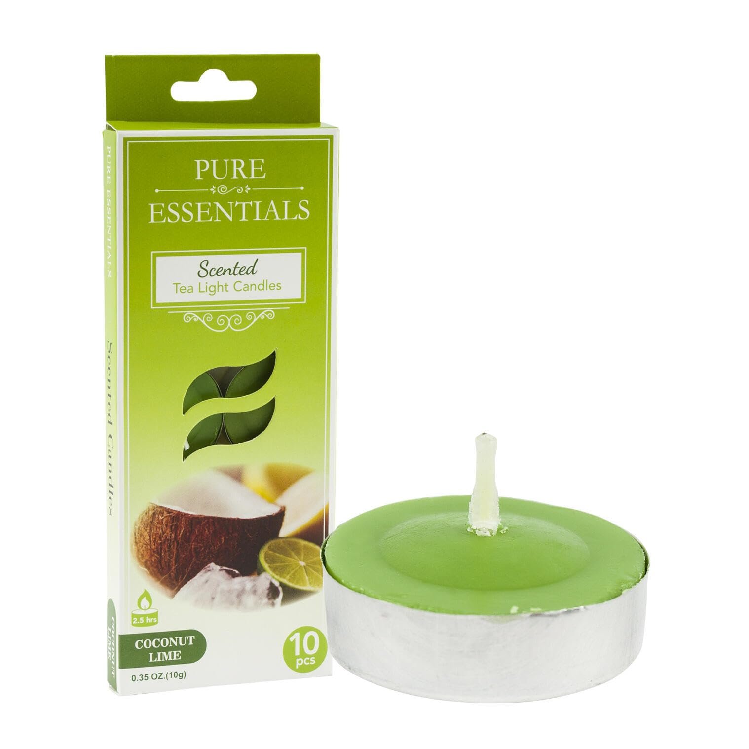 50 Scented Tea Light Candle Variety Pack - Bulk Scented Candles Bundle - Tealight Candles - Vanilla, Coconut, Pineapple, Apple Cinnamon, Black Cherry
