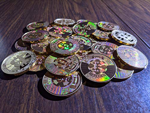 2021 Holographic Commemorative Bitcoin, 39 mm