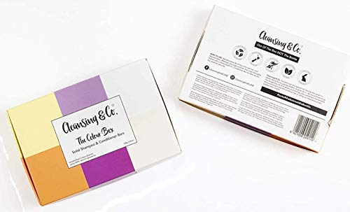 Cleansing & Co Natural Shampoo Bar and Conditioner Bar 6 Piece Sampler - Eco-Friendly, Zero Waste, 100% Compostable, Hand Made Bar Shampoo and Conditioner Bar Set for Hair (3xShampoo & 3x Conditioner)
