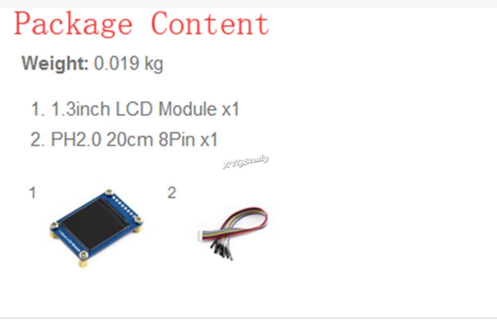 for Raspberry Pi Jetson Nano STM32 1.3 inch LCD Display Module 240x240 HD Resolution IPS Screen SPI Interface @XYGStudy