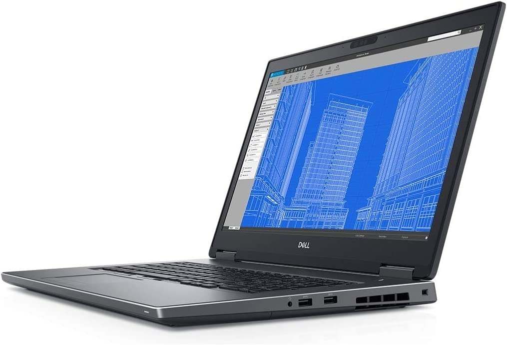 Dell Precision M7730 Laptop, Intel Core i5-8400H X4 2.5GHz, 17.3 In FHD(1920x1080), 32GB RAM 256GB SSD, Silvery, Webcam, Win 10 Pro(Renewed)