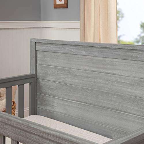 DaVinci Fairway 4-in-1 Convertible Crib in Cottage Grey, Greenguard Gold Certified