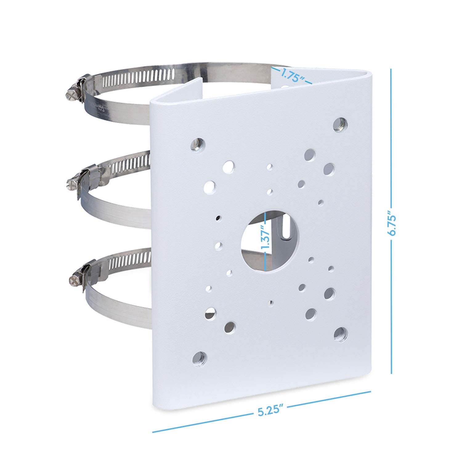 Amcrest AMCPFA150 Pole Mount Bracket, Compatible w/ AMCPFA134, AMCPFA136, AMCPFA13A, AMCPFA120, IP2M-850E, IP2M-853EW, IP2M-858W, & IP4M-1053EW