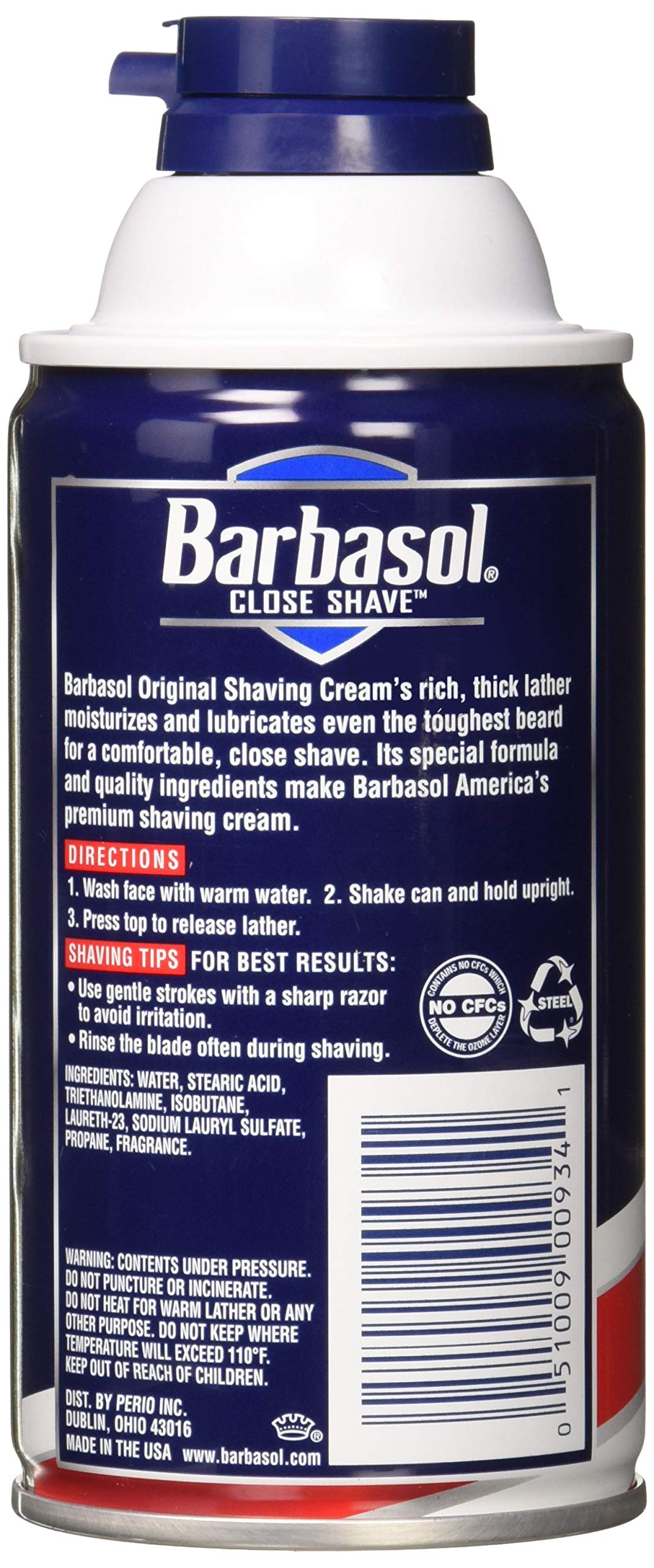 Barbasol Shave Regular Size 10z Barbasol Shave Cream Regular 10oz pack of 2