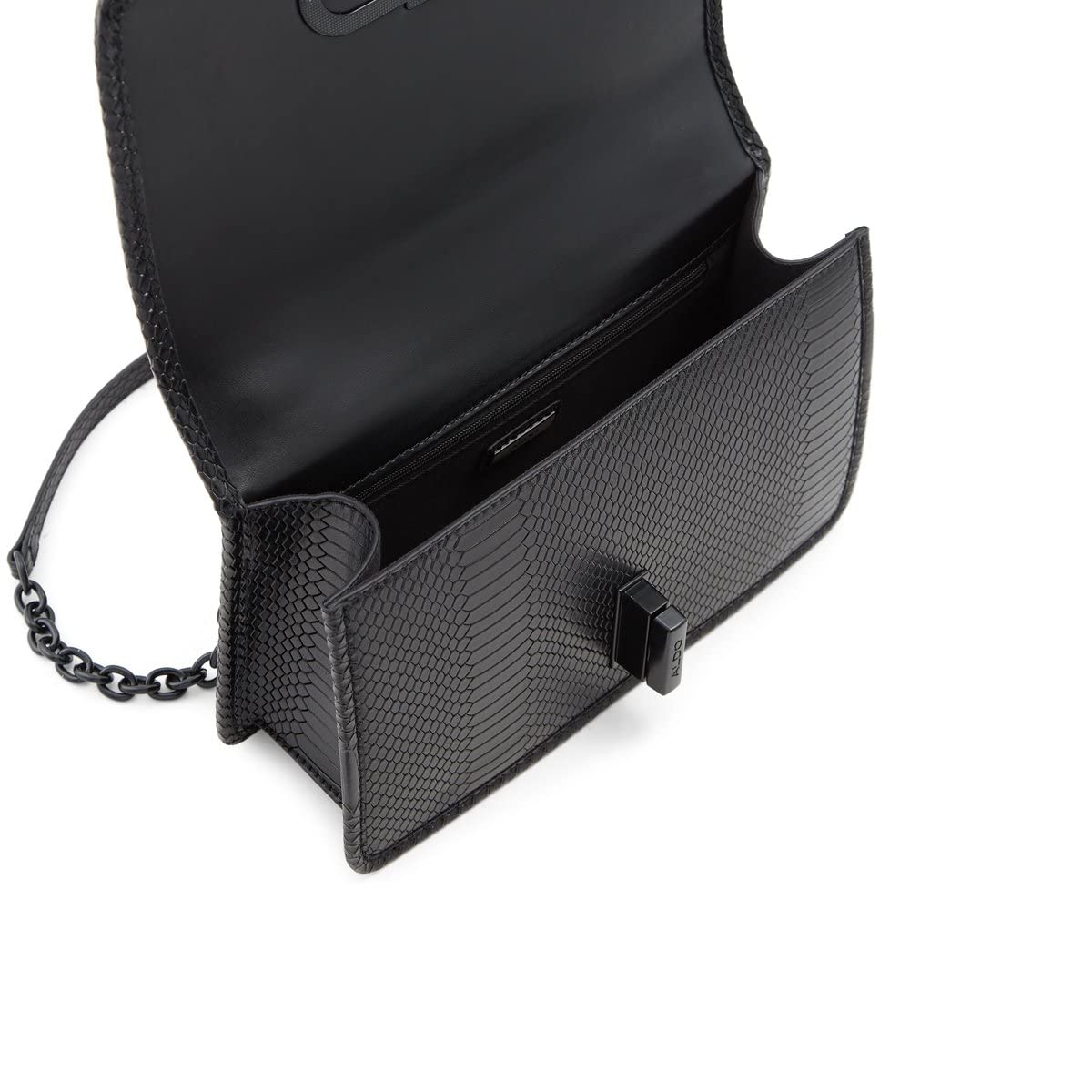 ALDO womens Women's ALDO Women s Ocerrann Crossbody Bag, Black/Black, One Size US