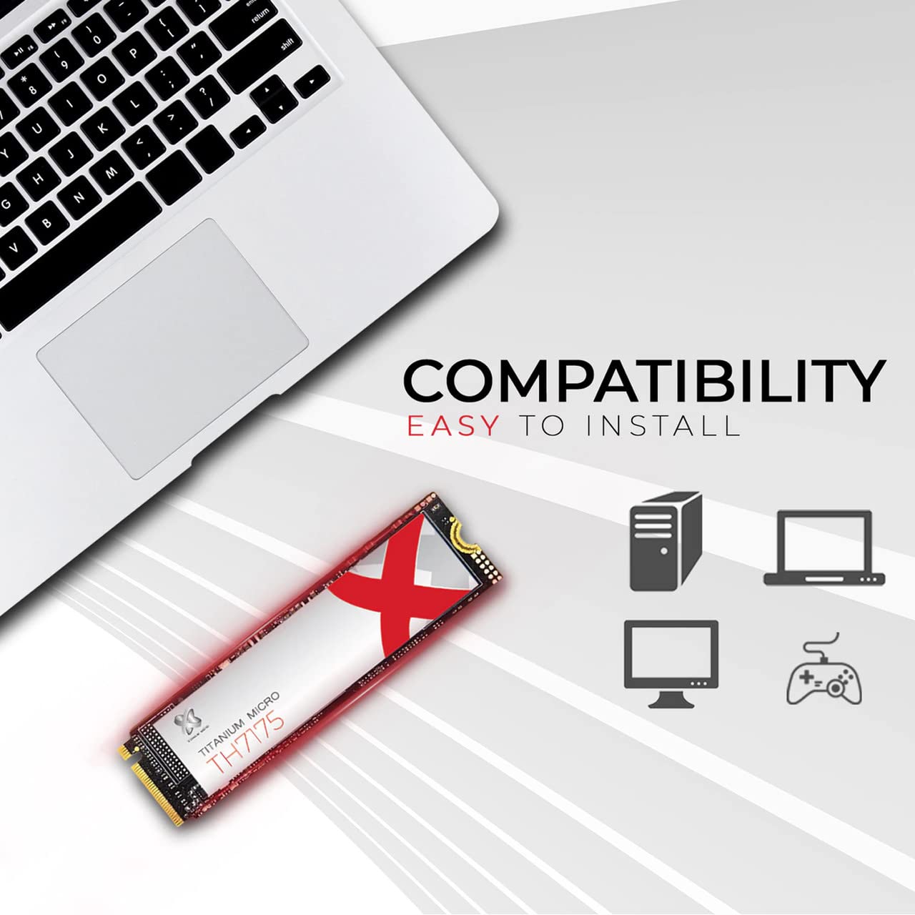 Titanium Micro Internal Solid State Drive (1TB, TH7175, M.2)