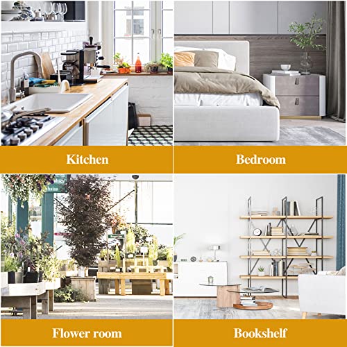 C&AHOME 5-Tier Metal Shelving Unit with Liner, Storage Rack with Adjustable Shelves, Heavy Duty Shelf with 4 Hooks and Leveling Feet Ideal for Kitchen, Bathroom, 23.6"L × 12.8"W × 60.5"H Black UWSU05B