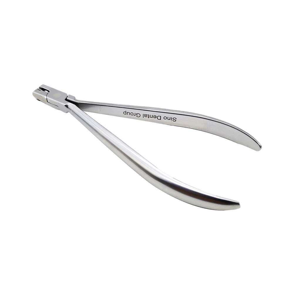 Dental Orthodontic Distal Cutter Plier,Orthodontic Flush Cutter, Distal End Cutter With Safety Holder,Cut Wire Up To A Maximum Of .021" x .025" (.53 mm x .64 mm) Standard Head Long Handle