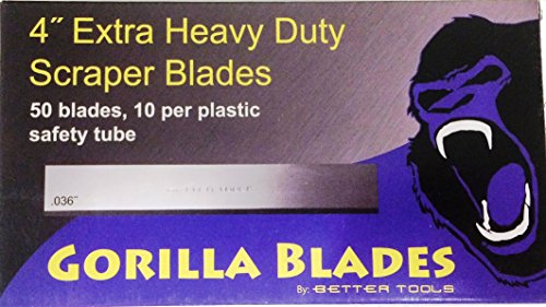 4" Scraper Blade - Extra Heavy Duty (50/box)