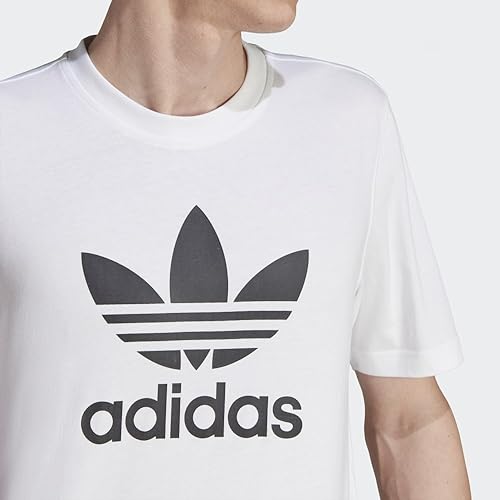 adidas Originals baby boys Trefoil Tee Shirt, White/Black, 18 Months US