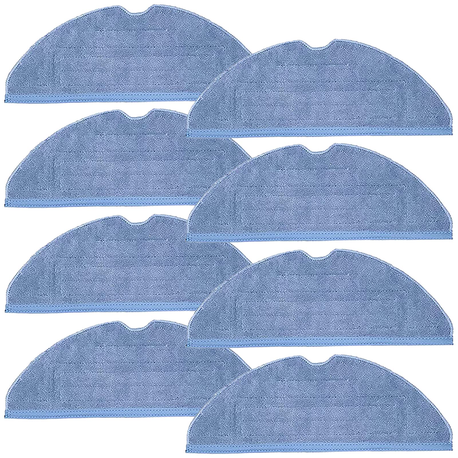 8 Pack S7 Vacuum Mop Replacement Pads for Xiaomi Roborock S7 Roborock S7+ Roborock S7 MaxV Roborock S8/S8+ Roborock S7 MaxV Plus Roborock T7S T7 plus T7S plus Robot Vacuum,8 Pack Microfiber Mop Pads