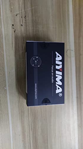 AIYIMA H1 Portable Mini Headphone Amplifier 3.5mm Stereo Audio HiFi Ear Amp Support Impedance 16-300Ω Headset for MP3/MP4 /Phones/Digital Players/Tablets/Computers