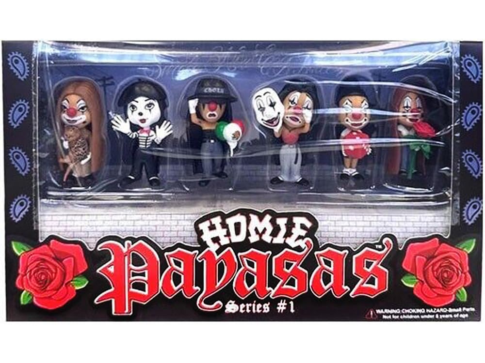 Homie Payasas Series 1, 2-Inch Figures Set of 6 Pieces by Homies 20454BX