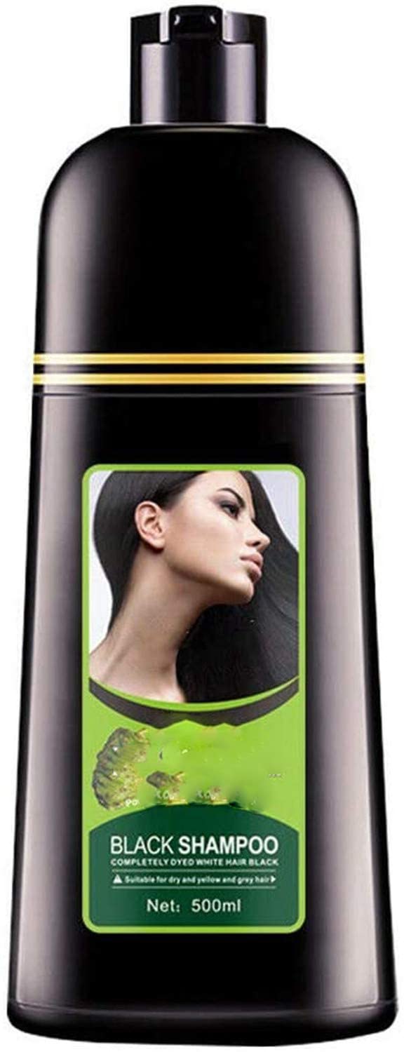 Deysen Organic Natural Fast Hair Dye Only 5 Minutes Noni Plant Black Shampoo, Black Hair Shampoo, Hair Growth Shampoo, Restore Lustrous and Shiny Hair Shampoo for Men and Women