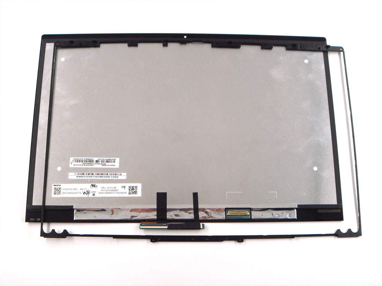 Genuine&New Replacement Parts for Lenovo ThinkPad X1 Yoga 4th Gen 14.0" FHD (1920x1080) Touch LCD Screen IR with Front Bezel 01YN158