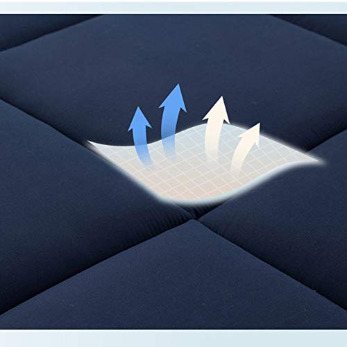 Japanese Futon Mattress Microfiber Soft Queen Sleeping Pad,Foldable Tatami Floor Mat,Fluffy Breathable Mattress Creamy-White 100x200cm(39x79inch)