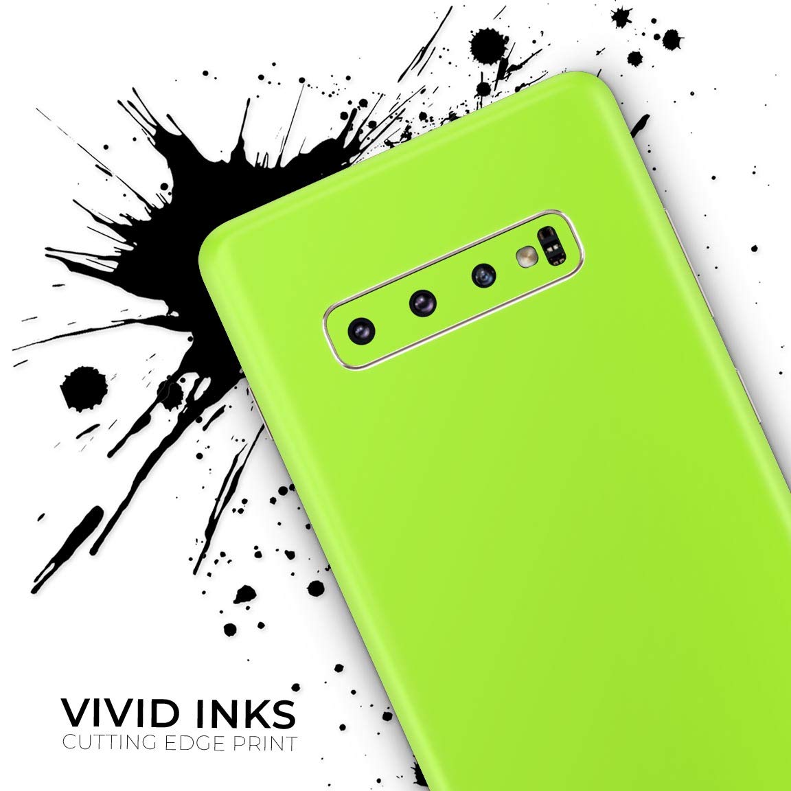 DesignSkinz Solid Green V3 Protective Vinyl Decal Wrap Skin Cover Compatible with The Samsung Galaxy S20 (Screen Trim & Back Glass Skin)