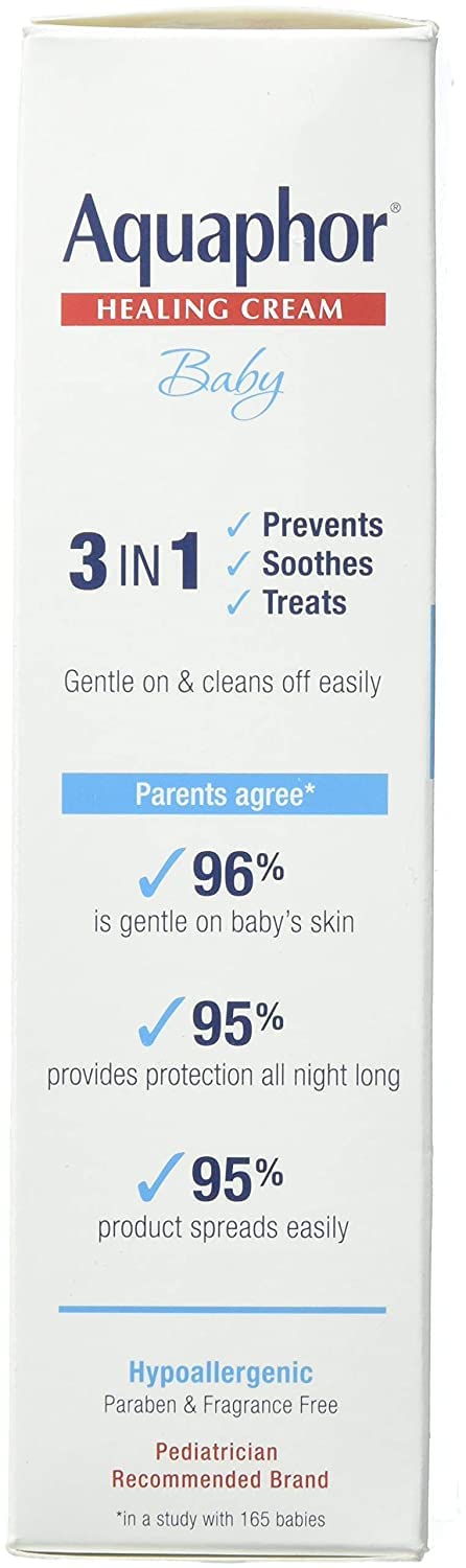 Aquaphor Baby Healing Cream 3 In 1 Diaper Rash 3.5 Ounce (100ml)