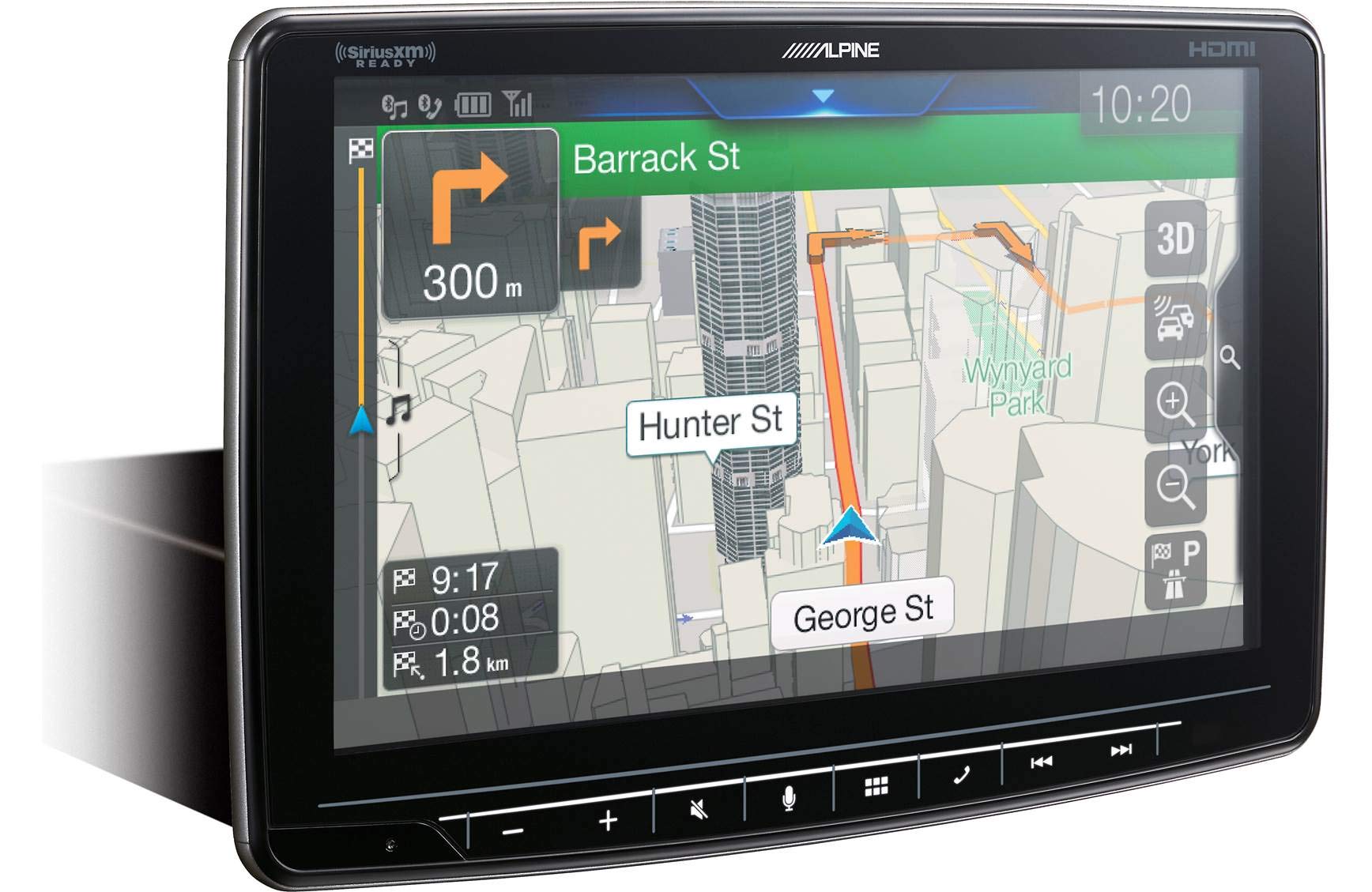 Alpine Halo9 iLX-F409 Digital Multimedia Receiver a 9" Touchscreen That Fits in a DIN Dash Opening