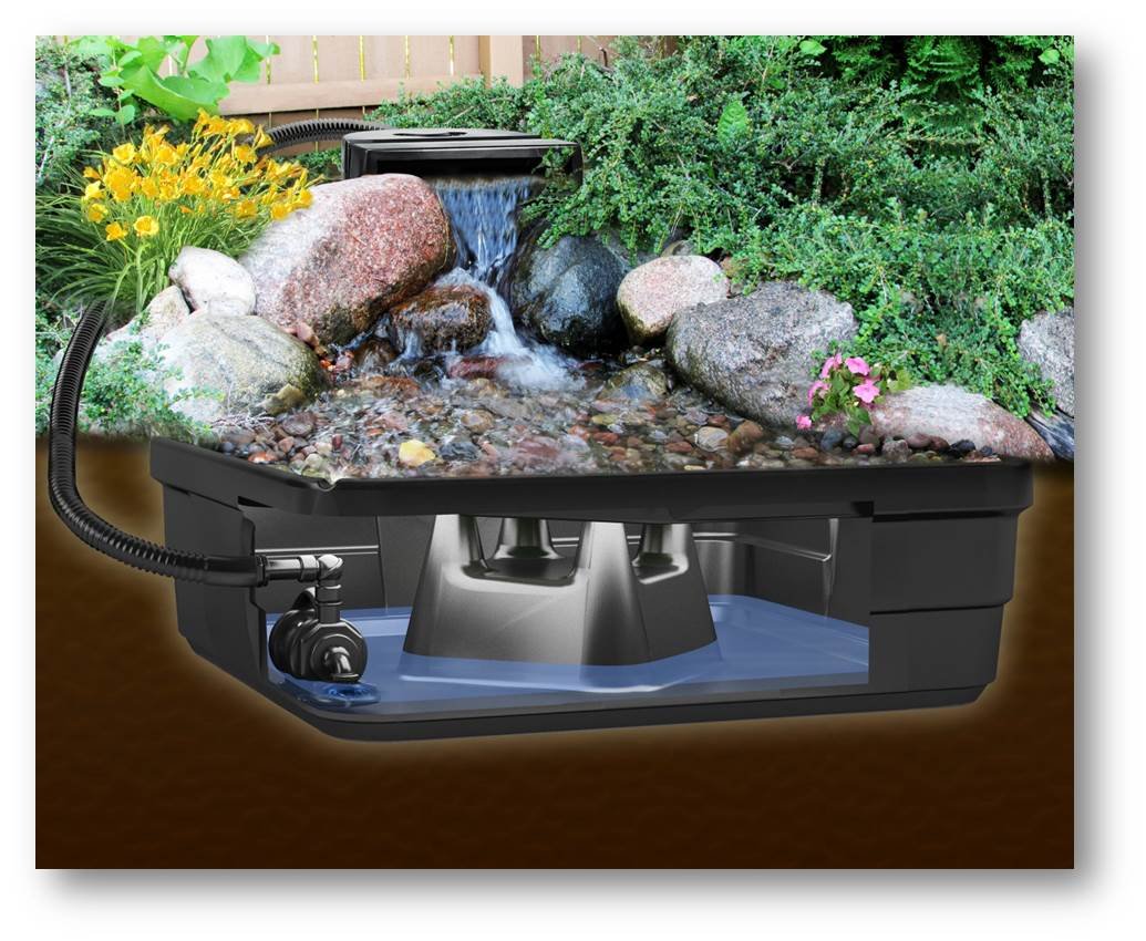 Aquascape AquaSurge Low Suction Intake Attachment for AquaBasin Water Basin | 91117,Black