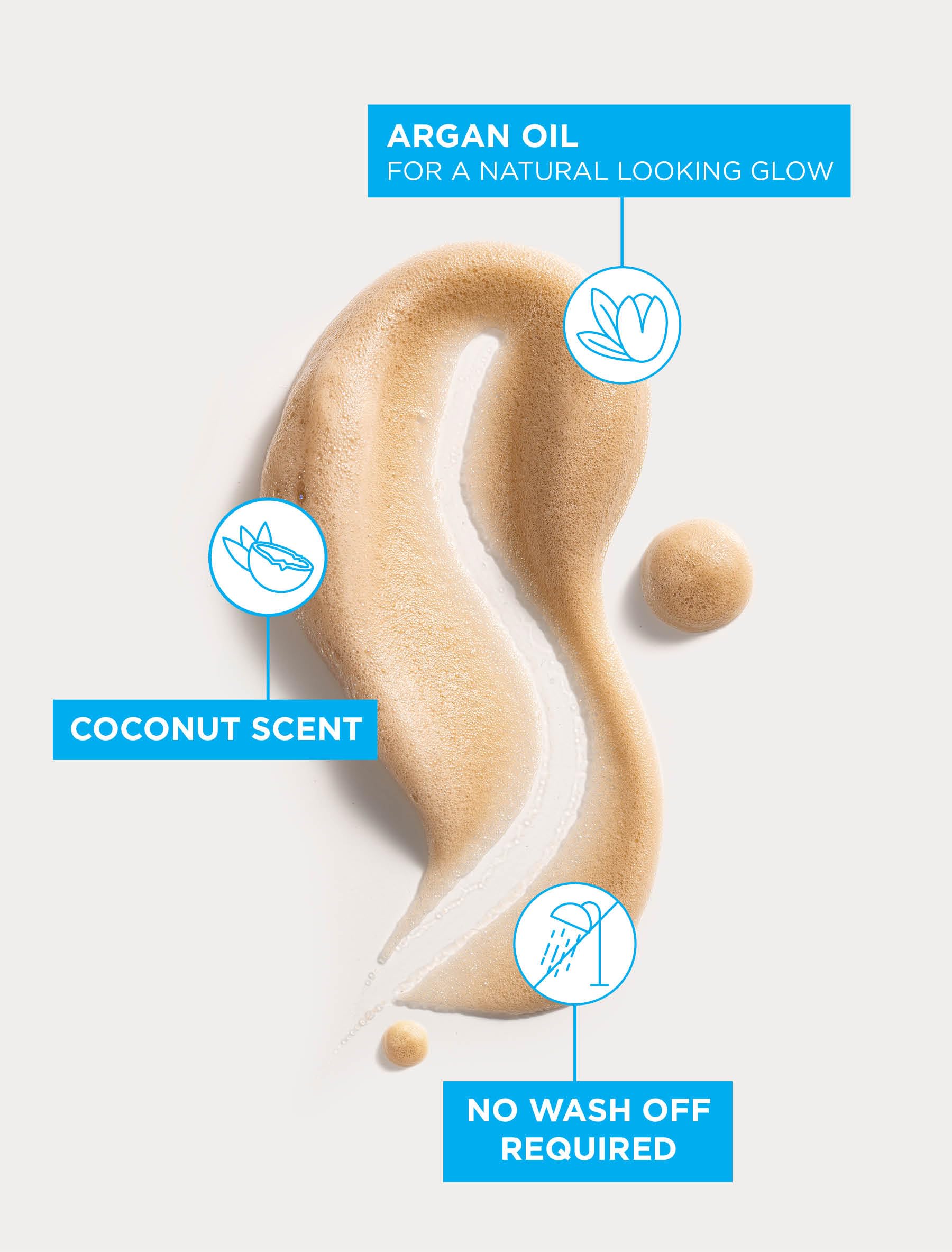 Bondi Sands Liquid Gold Self Tanning Foam | Lightweight + Quick Dry Foam Enriched with Argan Oil, Provides a Hydrated Streak-Free Tan | 6.76 Oz/200 mL