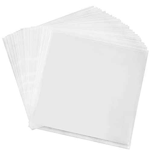 50x Vinyl Record Outer Sleeves, 12 LP - Crystal Clear, Not Cloudy, No Wrinkles! The Best Protection for Your Collection