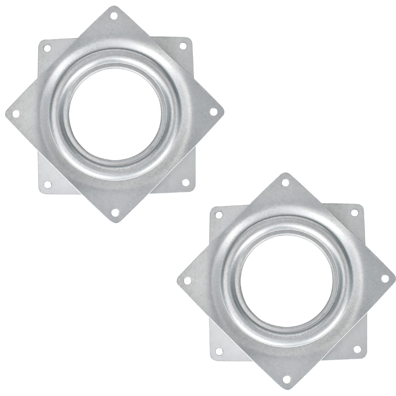2 Pcs Lazy Susan Base 4" Heavy Duty Ball Bearing Rotating Tray 360 Degree Lazy Susan Hardware for Swivel Plate, Corner Cabinet, Revolving Shelve