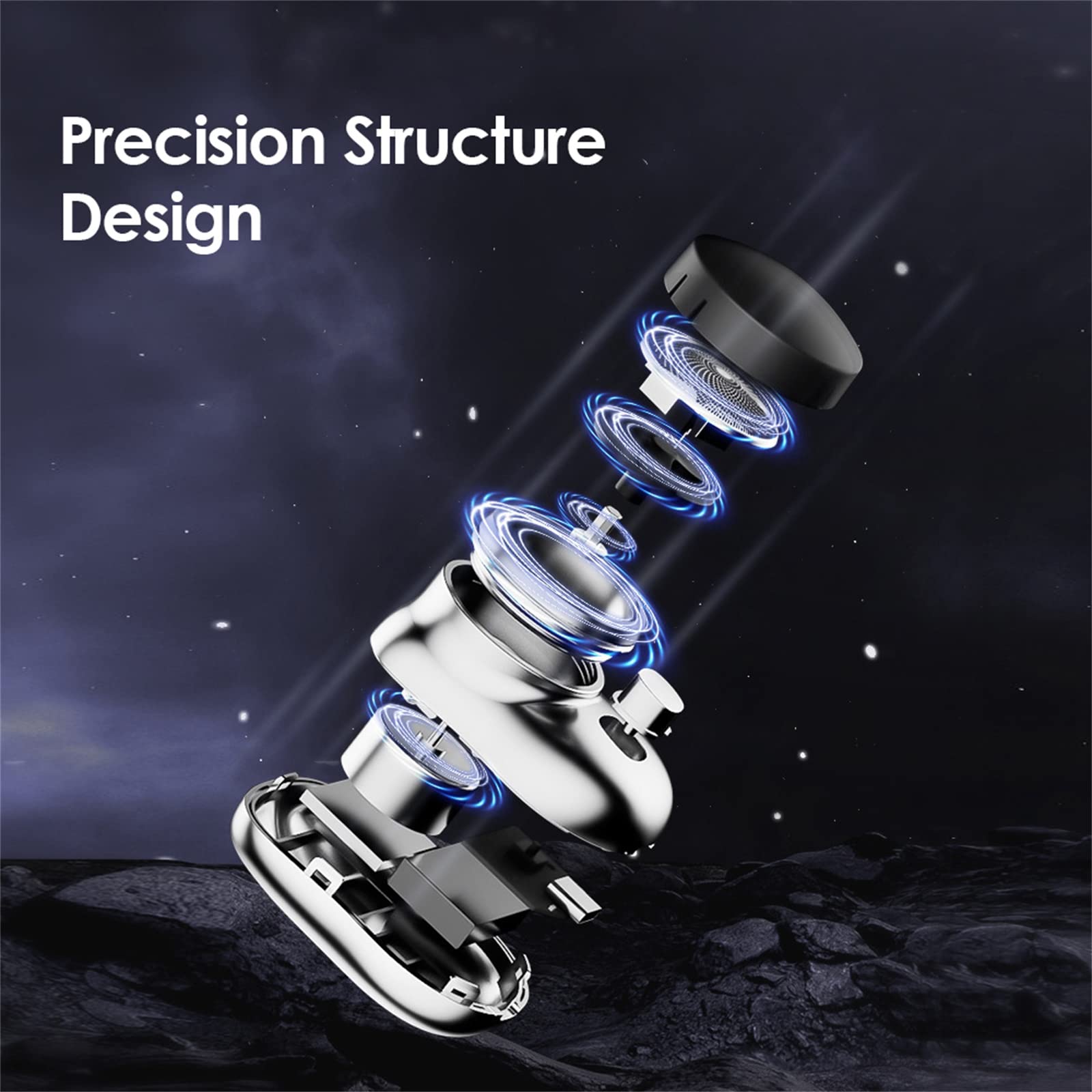 2023 New Mini Shave Portable Electric Shaver, Portable Pocket Electric Face Razor for Men, USB Rechargeable Razors Easy One-Button Use Magic Mini Shavers Electric Shaving Machines for Home Car Travel