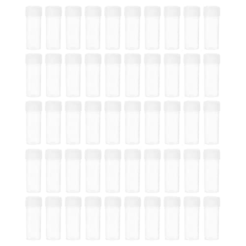 50Pcs Sewing Needles Storage Tube Transparent Plastic Needle Storage Container Embroidery Sewing Needle Case Toothpick Holder for DIY Craft Needlework Tool