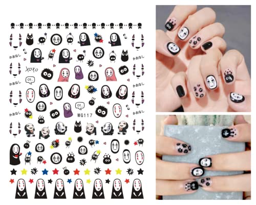 8 Sheets Halloween Nail Art Stickers Decals Self-Adhesive Pegatinas Uñas Cute Ghost Pumpkins Skull Spider Web Nail Supplies Nail Art Design Decoration Accessories