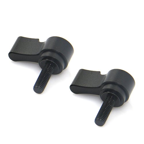 CAMVATE M5 Rotating Knob Adjustable Thumb Lever Screw (Black,15mm Length) - 1492