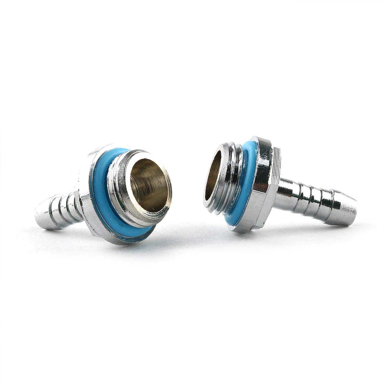 E-outstanding 4-Pack G1/4" Soft Tube Fitting Connector Adapter Barb-Fitting for PC Water Cooling System Accessory 6mm Hose