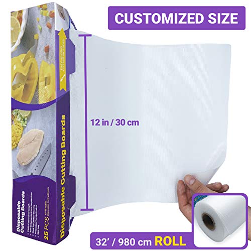 Disposable Plastic Cutting Board Sheets for BBQ & Camping β Large Flexible Chopping Boards β Cutting Mats for Kitchen and Outdoor 32'