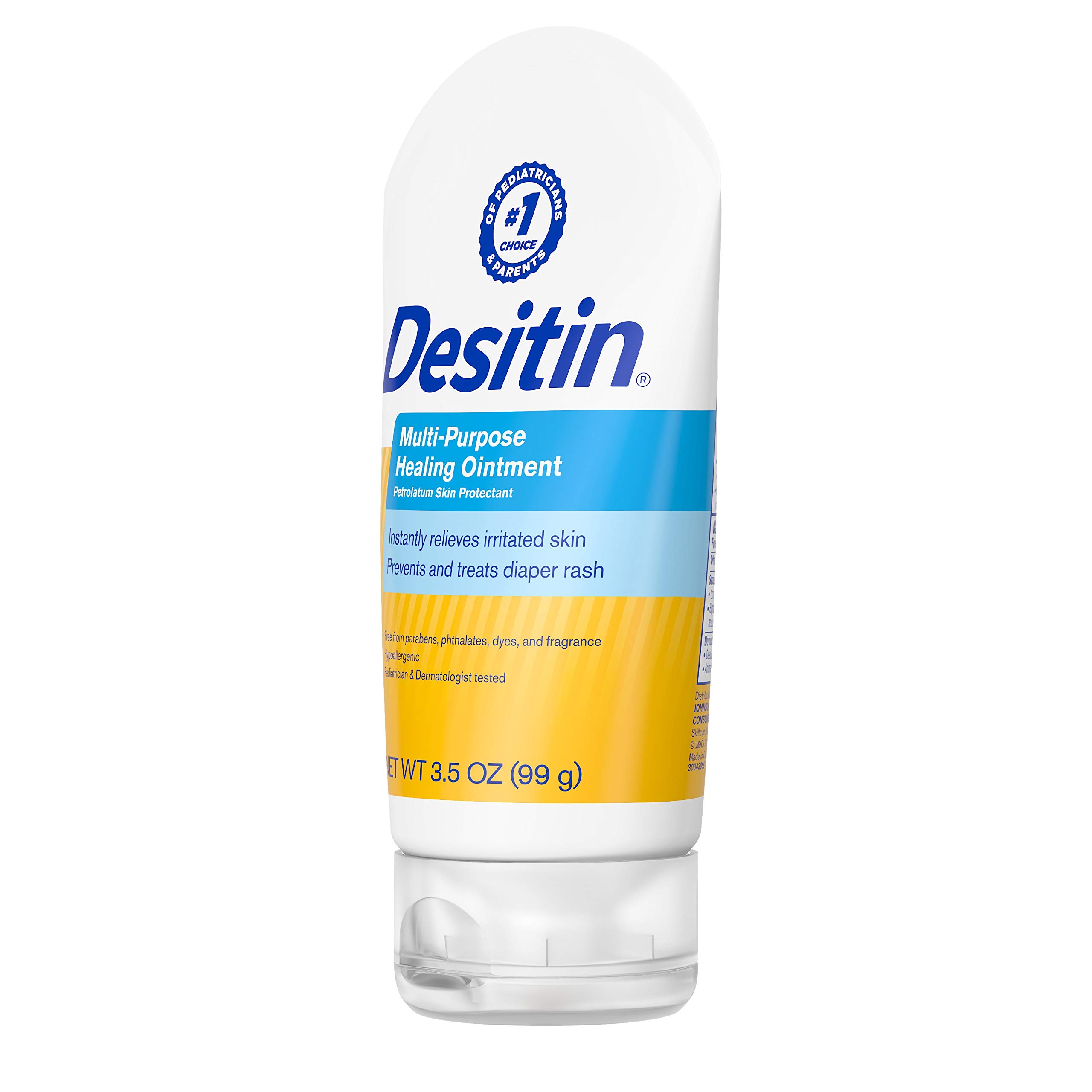 DESITIN Multipurpose Baby Diaper Rash Ointment with White Petrolatum Skin Protectant, 3.5 oz (Pack of 2)