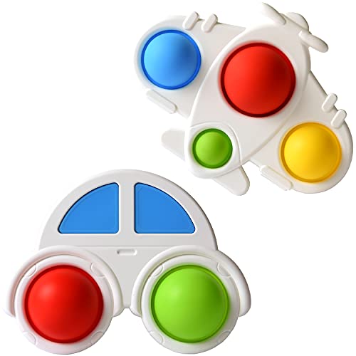 Maydolly Baby Toy for Toddler Kids Ages 6 Months and Up, Kids Sensory Toys Silicone Flipping Board Early Educational Toddler Baby Toy
