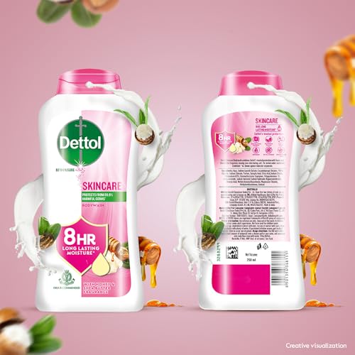 Dettol Body Wash and shower Gel, Nourish - 250ml