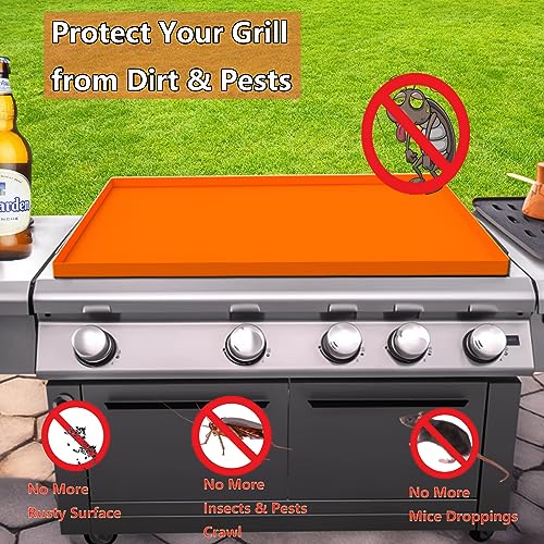 36" Silicone Mat for Blackstone Griddle Top - Food Grade Silicone Griddle Mat for Blackstone, Protect Griddle from Rodents, Insects, Debris, and Rust, All Season Cooking Protective Cover (36-Inch)